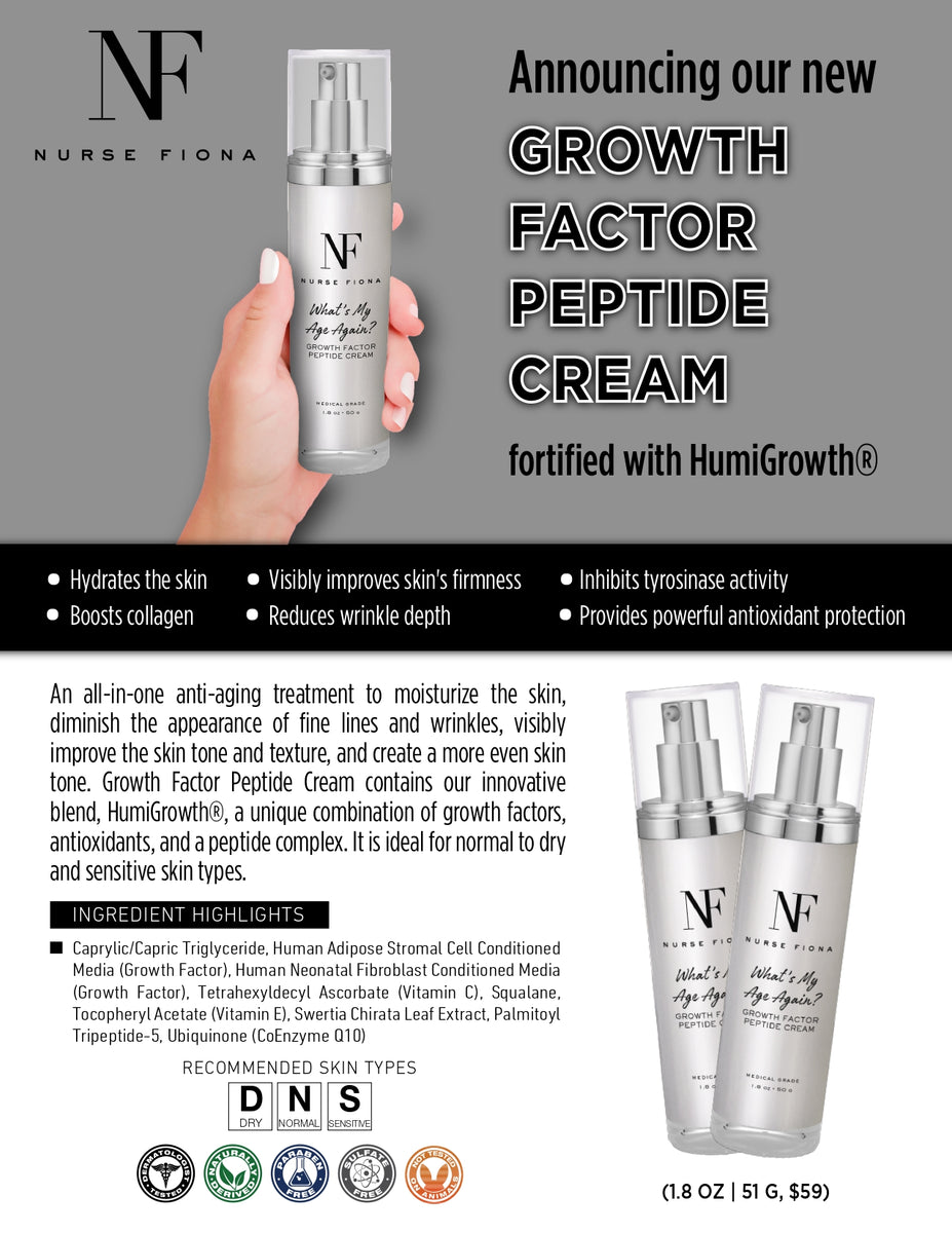 Growth Factor Peptide Collagen Cream – Nurse Fiona